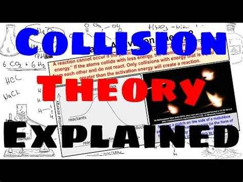 Collision Theory Explained Collision Theory Science Chemistry Chemistry Class