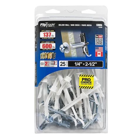 14 Toggle Bolts Anchors The Home Depot