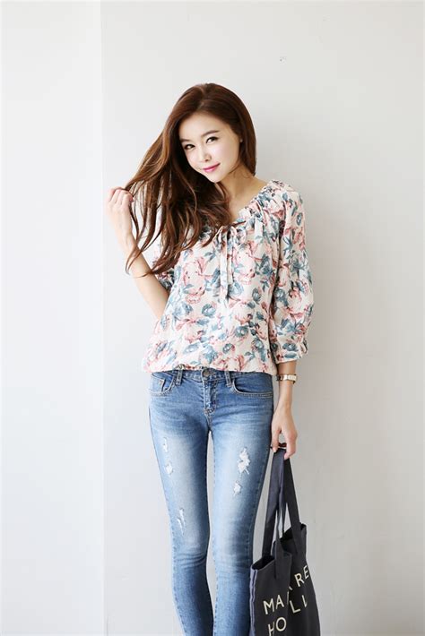 2015년 봄패션 청바지코디 봄시즌 요즘유행하는 패션 20대여성의류쇼핑몰 바비나 네이버 블로그