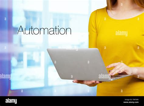 Automation Text Concept Stock Photo Alamy