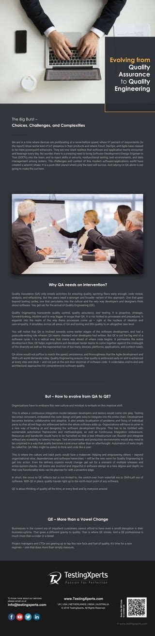 Evolving From Quality Assurance To Quality Engineering Pdf