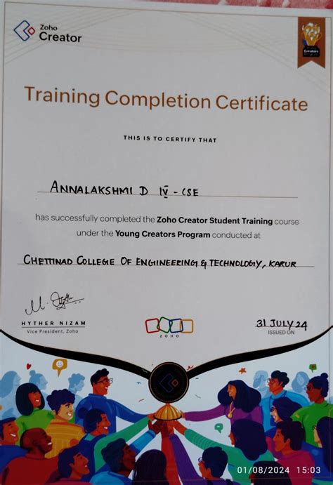Annalakshmi D On Linkedin Zohocreator Youngcreatorprogram Lowcode