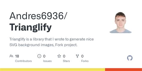 github andres6936 trianglify trianglify is a library that i wrote to