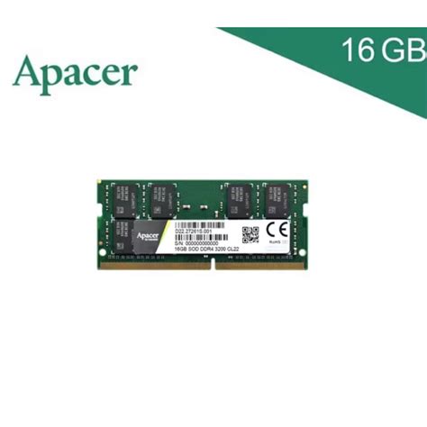Apacer 16gb Ddr4 3200 Sodimm Ram Shopee Malaysia