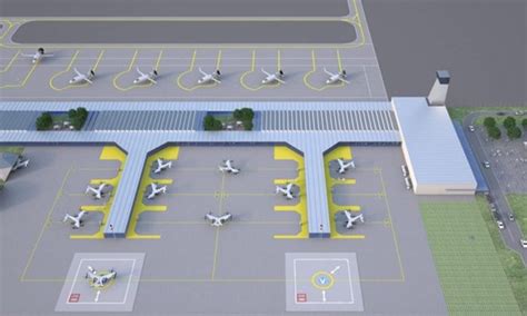 Seven Different Approaches To Designing Urban Air Mobility Vertiports Unmanned Airspace