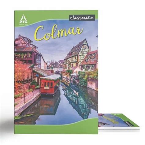 Printed Laminated Paper Cover Classmate Long Notebook Sheet Size 297