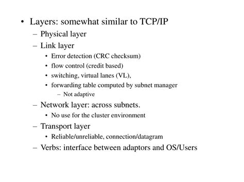 Ppt Advancements In Infiniband Architecture Specifications