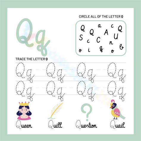 Capital Q In Cursive Practice
