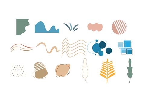 Abstract Shape Illustration Set 16337657 Vector Art At Vecteezy