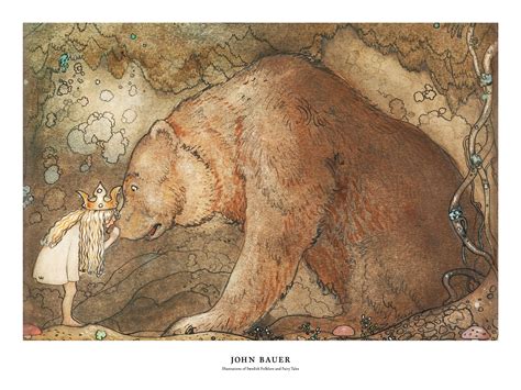 John Bauer Stackars Lilla Björn Poster