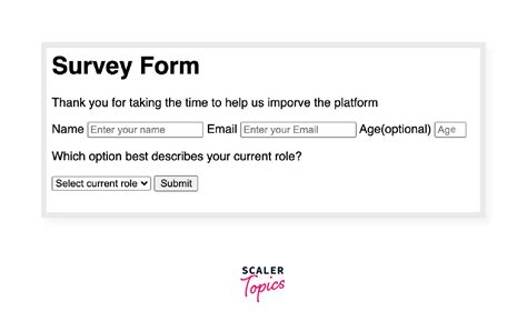 Forms In Html Scaler Topics