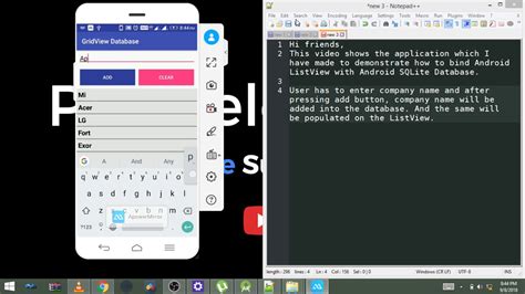 Android Listview From Sqlite Databasedownload Source Code Youtube
