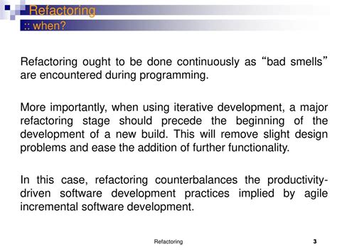 Refactoring Refactoring Ppt Download