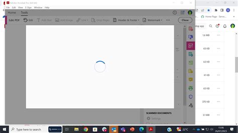 Blank Pop Up Screen After Launching Acrobat Pro Adobe Product
