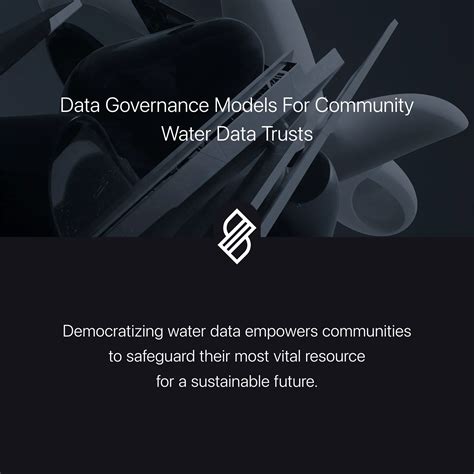 Data Governance Models For Community Water Data Trusts → Scenario
