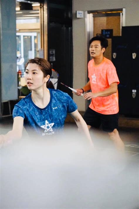 羽球訓練你的專注👀🏸️ 歡樂搭檔 林佑星哥辛苦了💦🤝 江佩欣＊pei Hsin Chiang＊