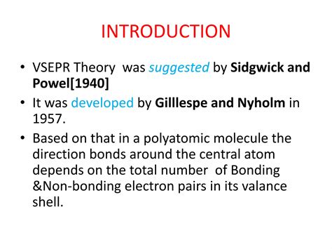 Vsepr Theory PPTX