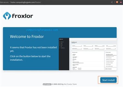 install froxlor server management on debian 12 bookworm