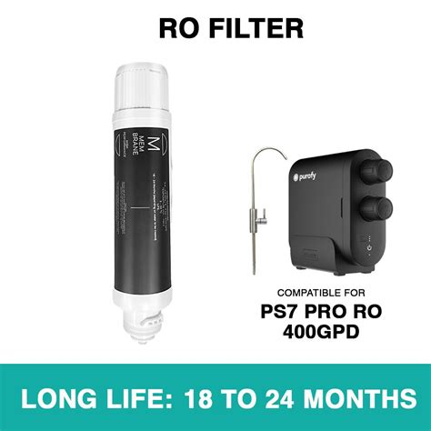 Ro Reverse Osmosis Water Filter For Ps7 Pro Ro 400 Gpd Purofymv