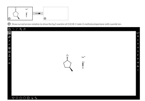 Solved I Draw Curved Arrow Notation To Show The Sn2