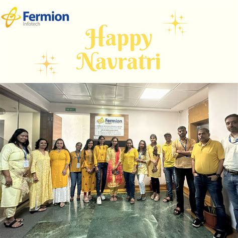 Fermion Infotech Private Limited On Linkedin Navratri Festive Developers Yellow