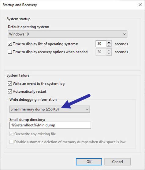 how to enable minidump logs in windows 10 for troubleshooting