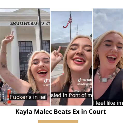 TikTok Star Kayla Malec Beats Ex in Court - HypeFresh Inc