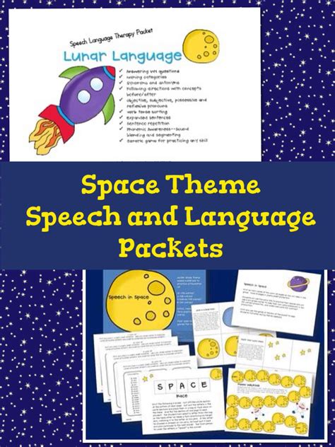 Outer Space Speech Language Therapy Unit Speech Language Therapy
