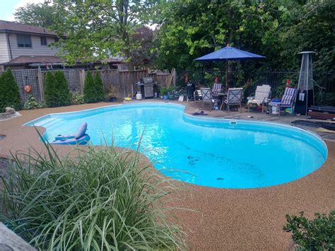 Diy Rubber Pool Deck At Hayley Matters Blog