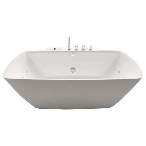 Ariel Bianca Whirlpool Bathtub With Hydro Massage 14 Jets Air Bubble