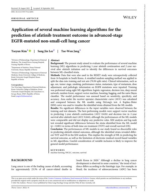 pdf application of several machine learning algorithms for the