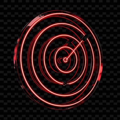 Premium PSD A Red Circle With The Word Quot Spiral Quot On It