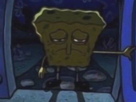 Spongebob Tired