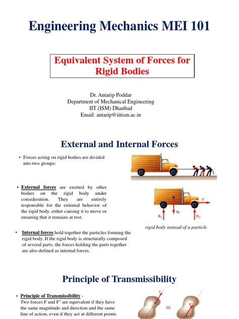 Chapter 3 3 Equivalent System Of Forces For Rigid Bodies Pdf