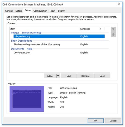 C64 Forever Screenshot Rp9 Title Editor