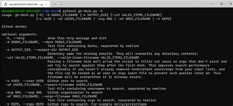 Gh Dork Github Dorking Tool