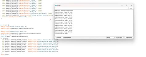 K Type Thermocouple And MAX General Guidance Arduino Forum