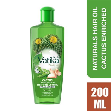 Vatika Naturals Cactus Enriched Hair Oil 200ml Dabur Shop Bd