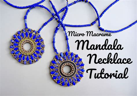 knot just macrame by sherri stokey new micro macrame mandala necklace