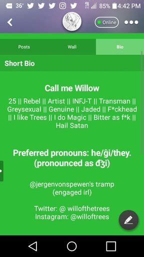 Using Profile Bios Wiki Safe Zone For LGBTQIA Amino
