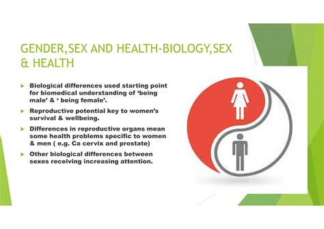 Gender Sex And Health Summah Ppt