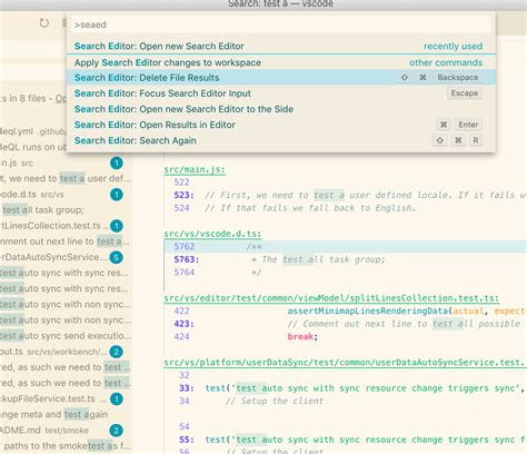 Workbench Action SearchEditor DeleteResultBlock Is Messed Up Issue Microsoft