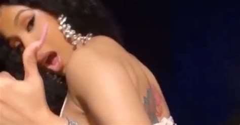 Cardi B Simulates Sex Act In Raunchy Bikini Clad Twerking Video Daily Star