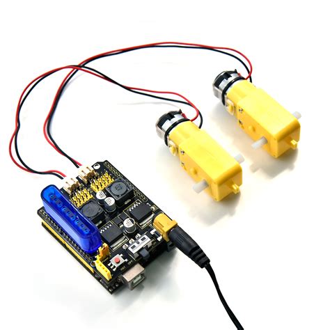 Keyestudio UNO R Development Board TB FNG Motor Servo Drive Shield With PS Socket