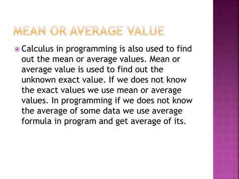 use of calculus in programming pptx programming languages computing