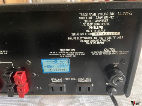 Philips A 384 Integrated Amplifier