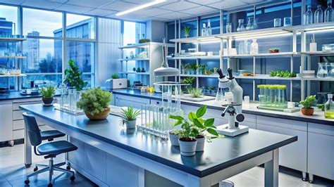 Comprehensive Investigation In Biotechnology Lab Premium Ai Generated Image