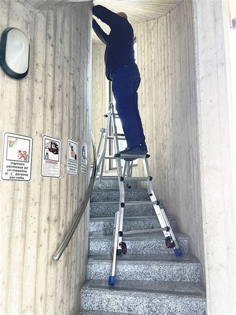 Scala Alluminio 4 4 SCALISSIMA ELITE CON STABILIZZATORI