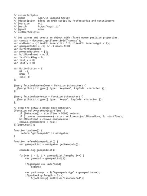 Gamepad Userscript Pdf Software Computing