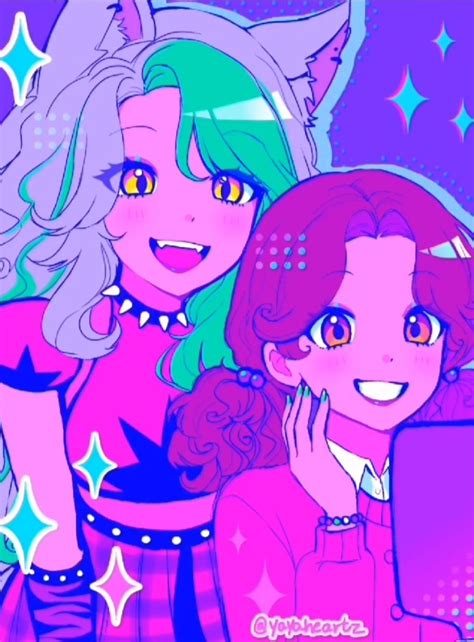 Roxy And Cassie Fnaf Drawings Anime Fnaf Fnaf Art